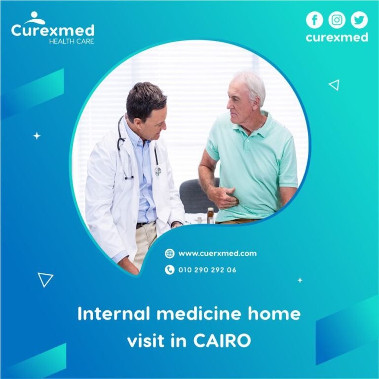 internal medicine physician home visit in Cairo |curexmed