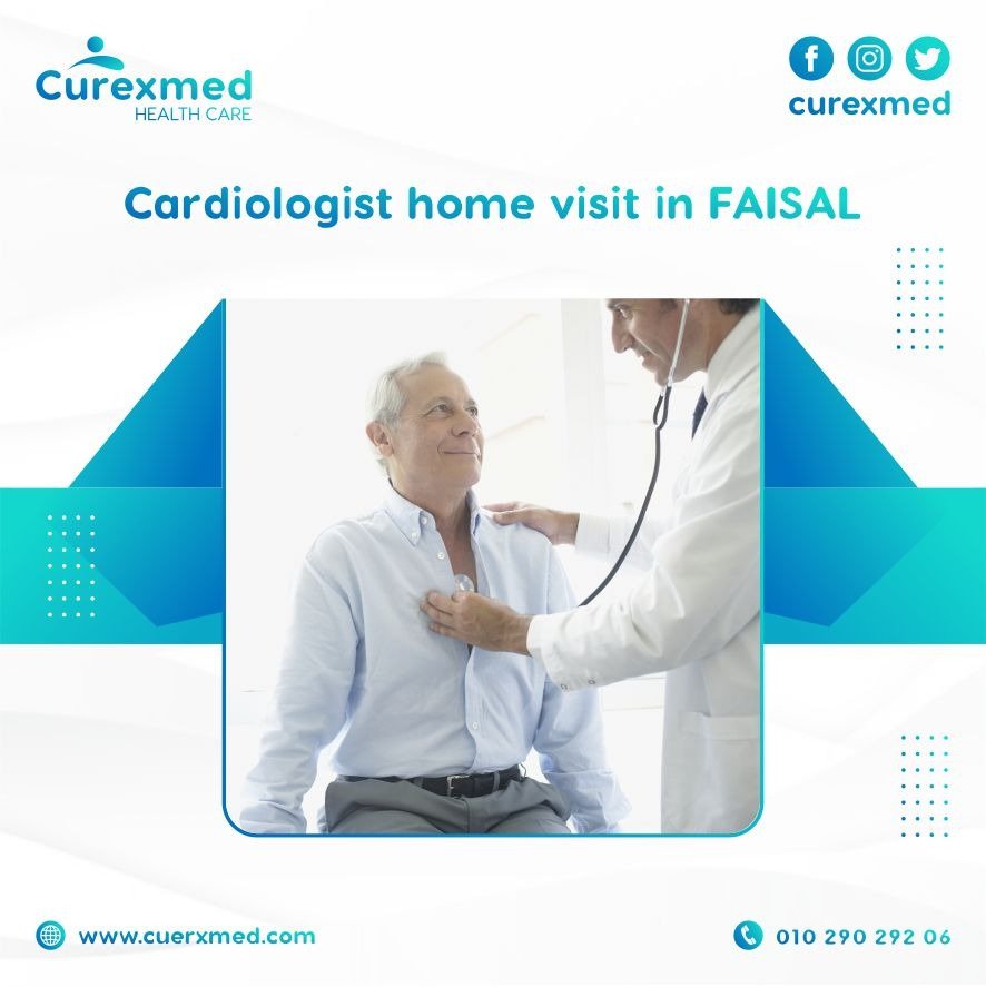 Cardiologist home visit Faisal | curexmed
