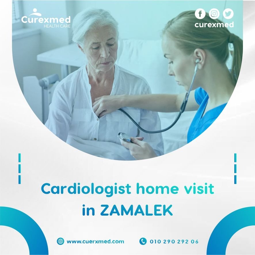 Cardiologist home visit Zamalek | curexmed