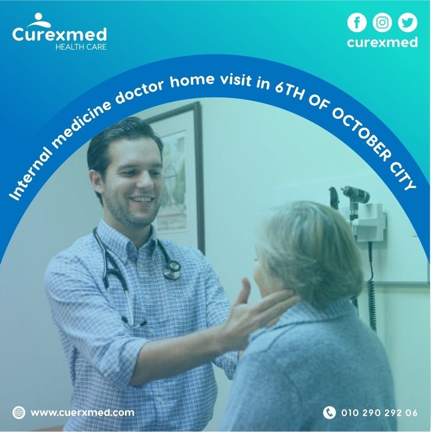 Internal medicine doctor home visit in 6th of October | curexmed