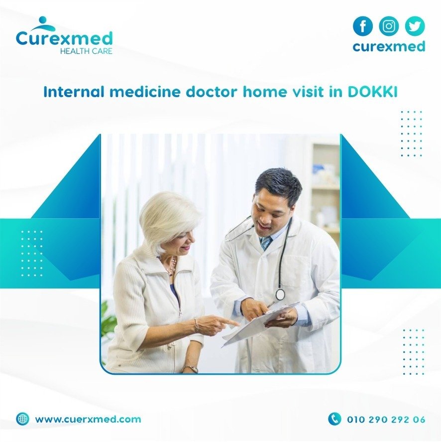 Internal medicine doctor home visit in Dokki | curexmed