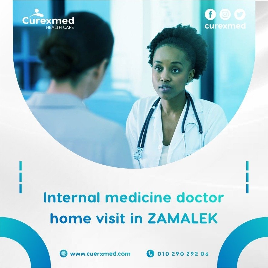 Internal medicine doctor home visit in Zamalek | curexmed