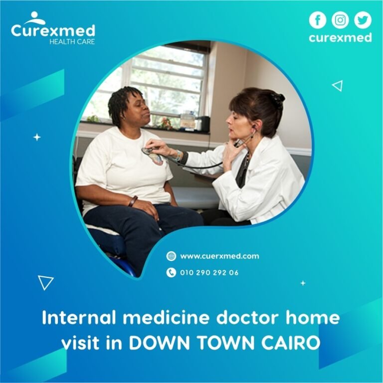 Internal medicine doctor home visit in Downtown Cairo | curexmed